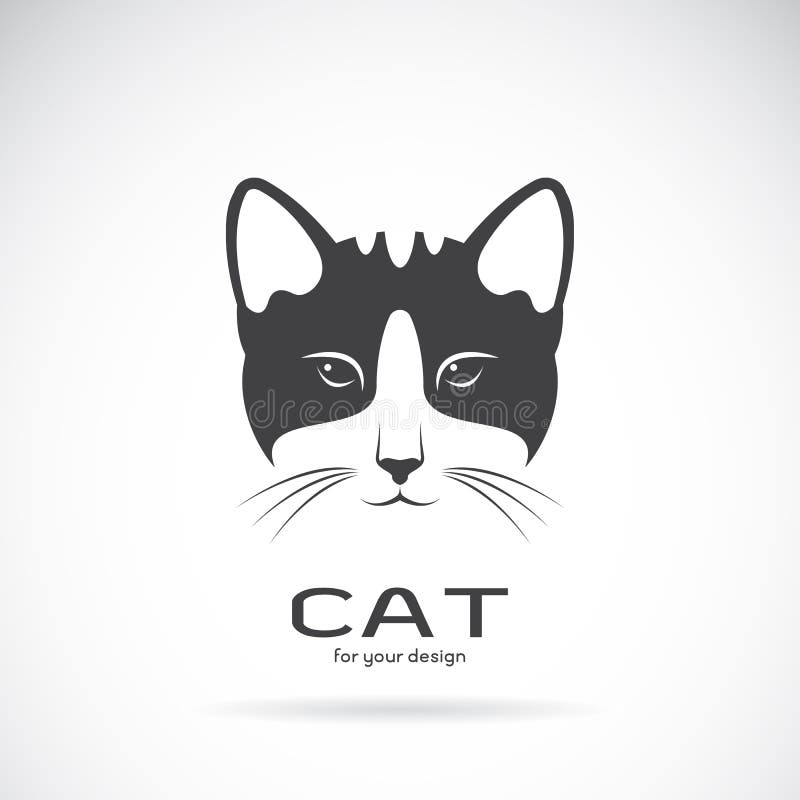 Vector Image of an Cat Face Design. Stock Vector - Illustration of ...