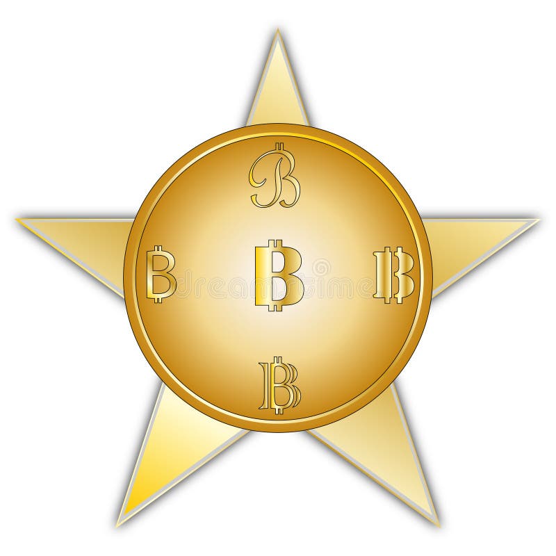 Bitcoin Symbol Star Stock Illustrations – 833 Bitcoin Symbol Star Stock ...