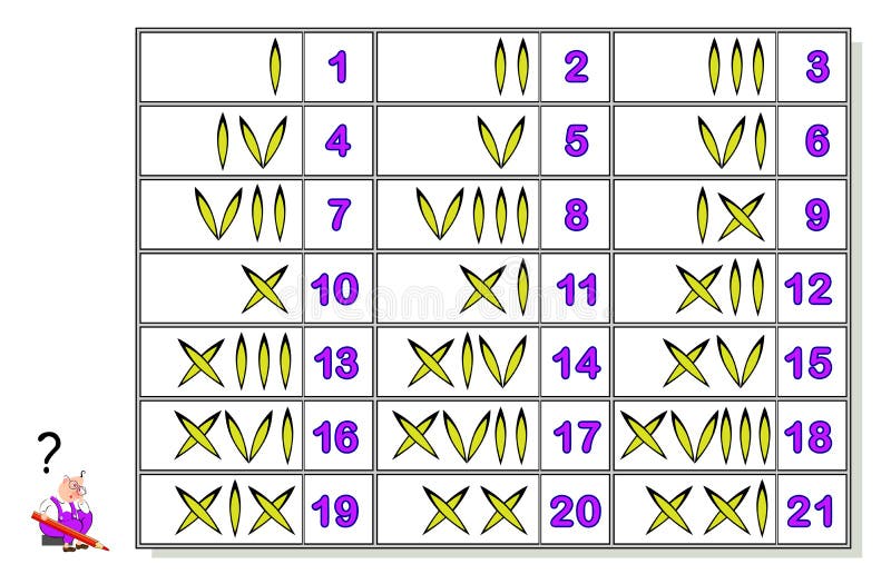 Visual Math Puzzle with Roman Numerals Stock Vector - Illustration of ... Visual Math Puzzle with Roman Numerals Stock Vector - Illustration of ...