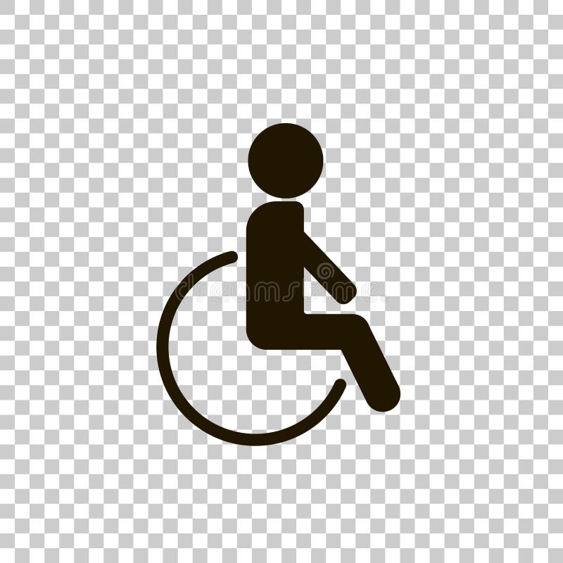 Vector Image of Disabled Person. Vector Illustration Wheelchair Stock ...