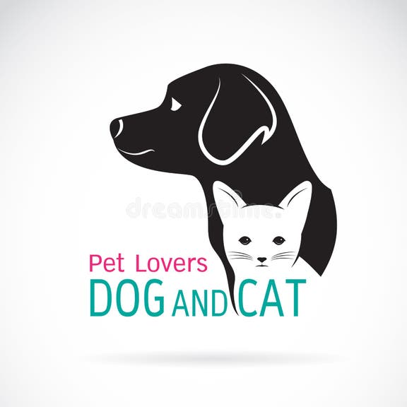 Vector Image of an Dog and Cat Design Stock Vector - Illustration of ...
