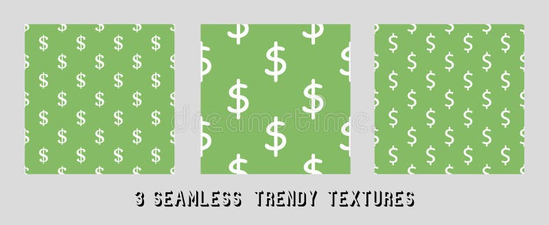 Vector Image of a Dollar Sign on a Green Background. Vector Dollar ...
