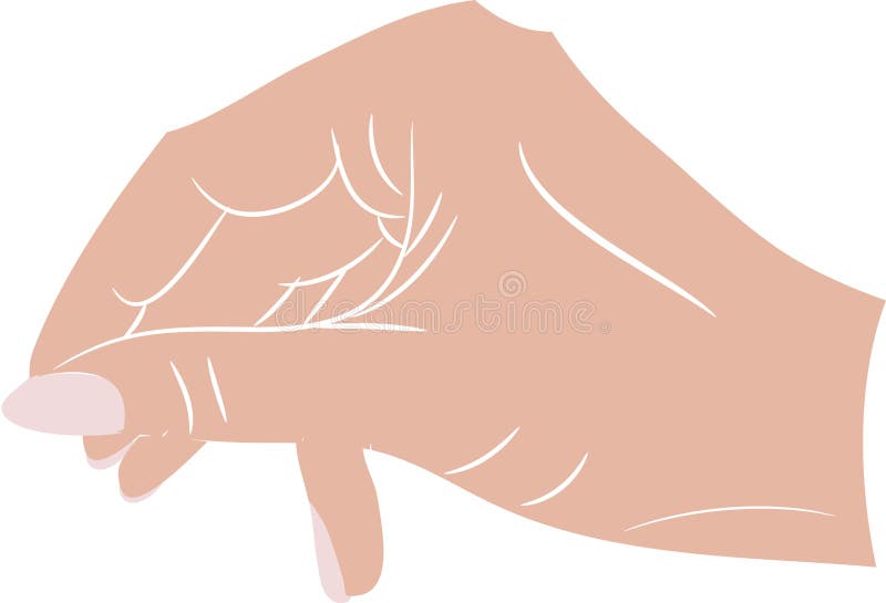 Vector Image of Female Palm Stock Vector - Illustration of fist, female ...