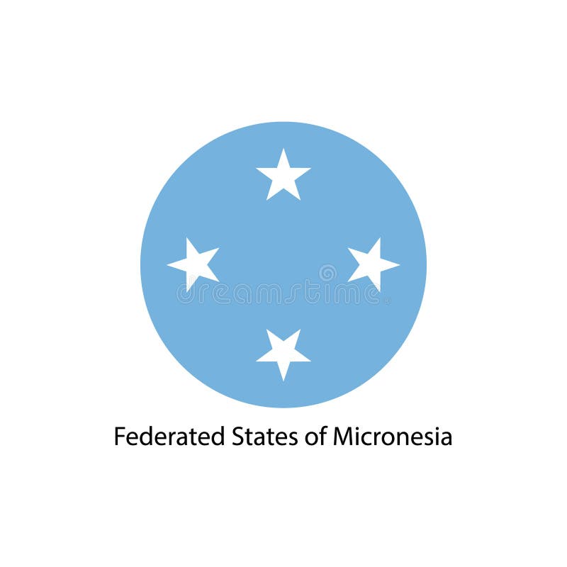 Federated States Micronesia Stock Vector - Illustration of ensign ... Federated States Micronesia Stock Vector - Illustration of ensign ...