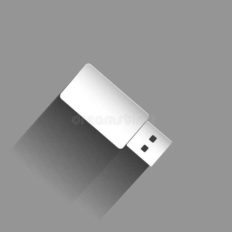 Vector Image Flash Drive. Usb Flash Drive Vector Icon. Vector Icon with ...