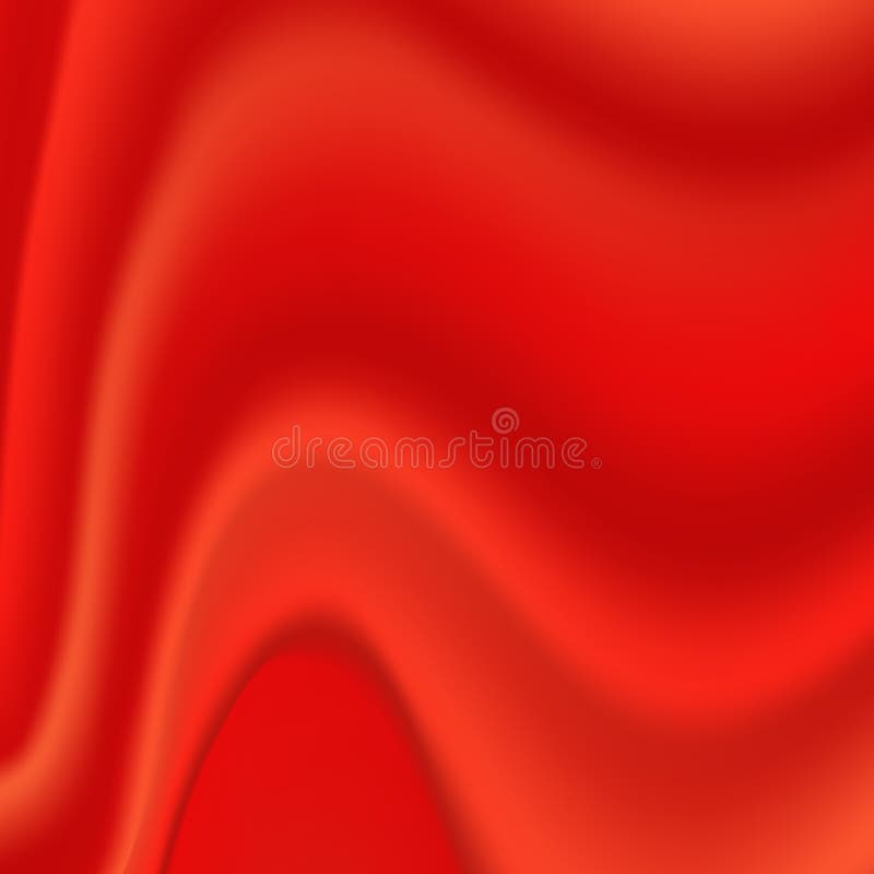 Vector Image of Flying Fabric of Bright Red Color Stock Vector ...