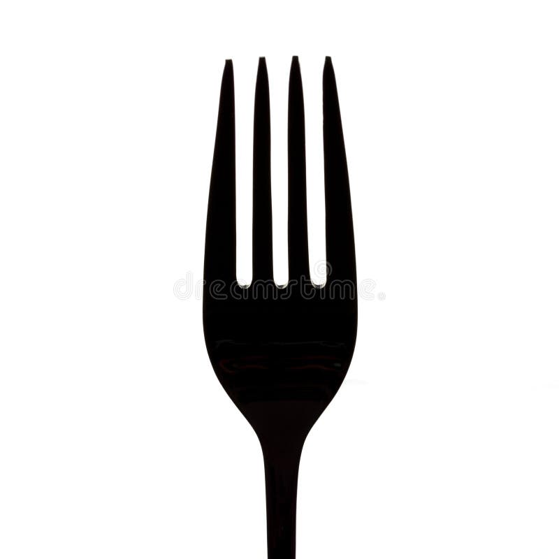 Vector image fork black stock illustration. Illustration of restaurant ...
