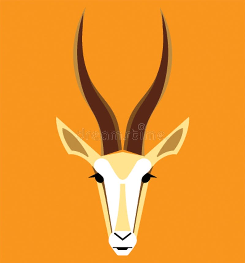 Gazelle Head Silhouette