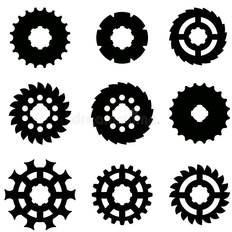Vector image of gears. stock vector. Illustration of graphic - 47383611