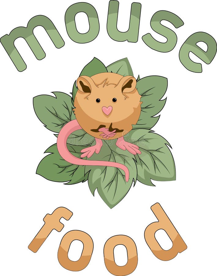 Vector Image of Goodies in the Form of a Mouse Stock Vector ...