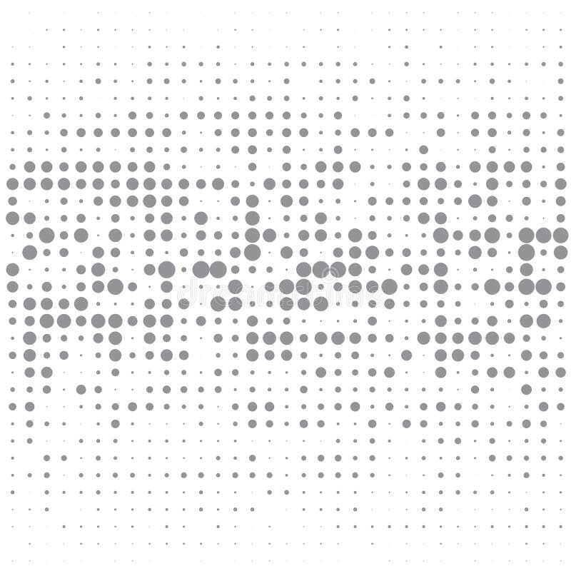 Vector Image of Grey Dots of Different Sizes Have Different Density on ...
