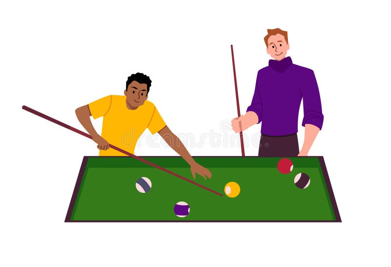 Cartoon Playing Billiards Stock Illustrations – 163 Cartoon Playing ...
