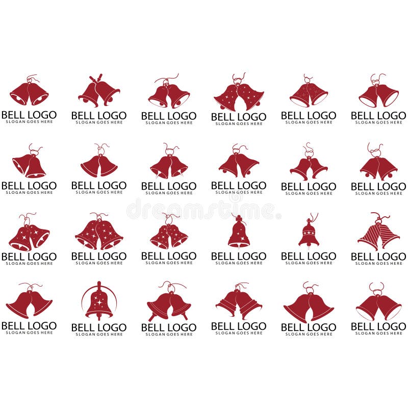 Collection of bell logos stock vector. Illustration of alarm - 304981583