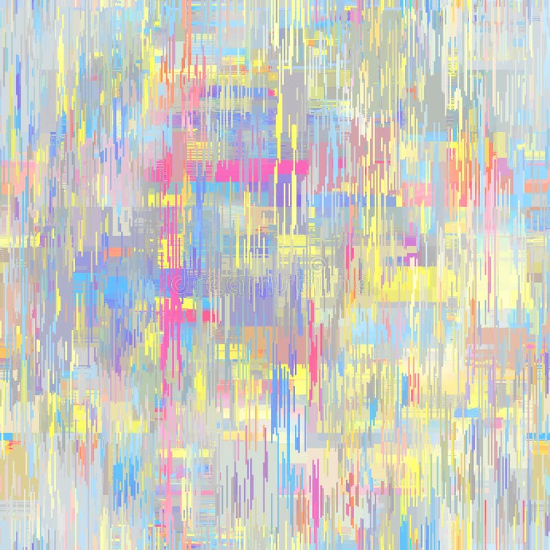 Vector Image with Imitation of Grunge Datamoshing Texture. Stock Vector ...