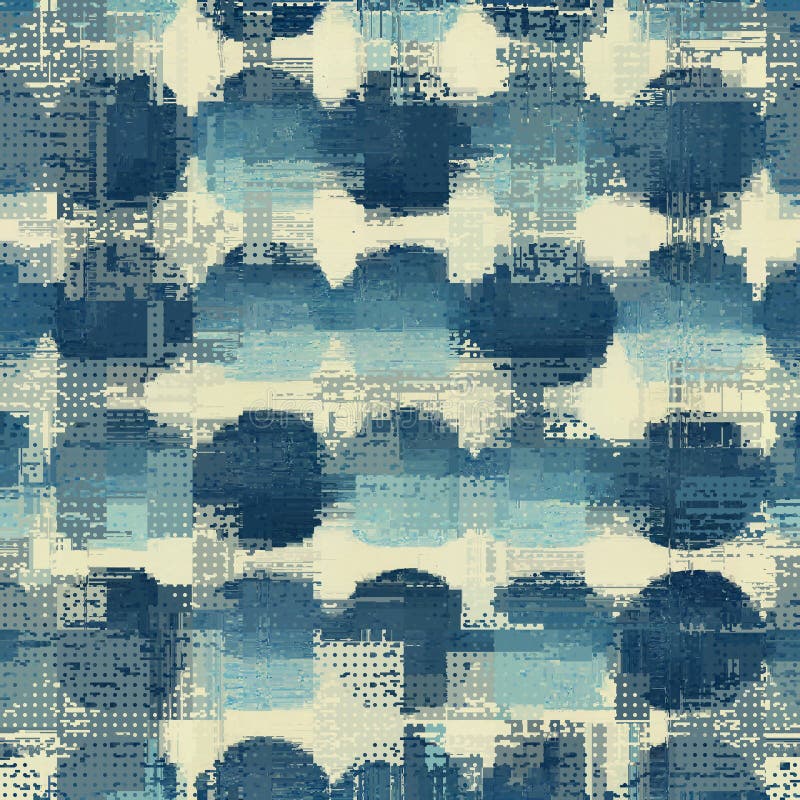 Vector Image with Imitation of Grunge Datamoshing Texture. Stock Vector ...