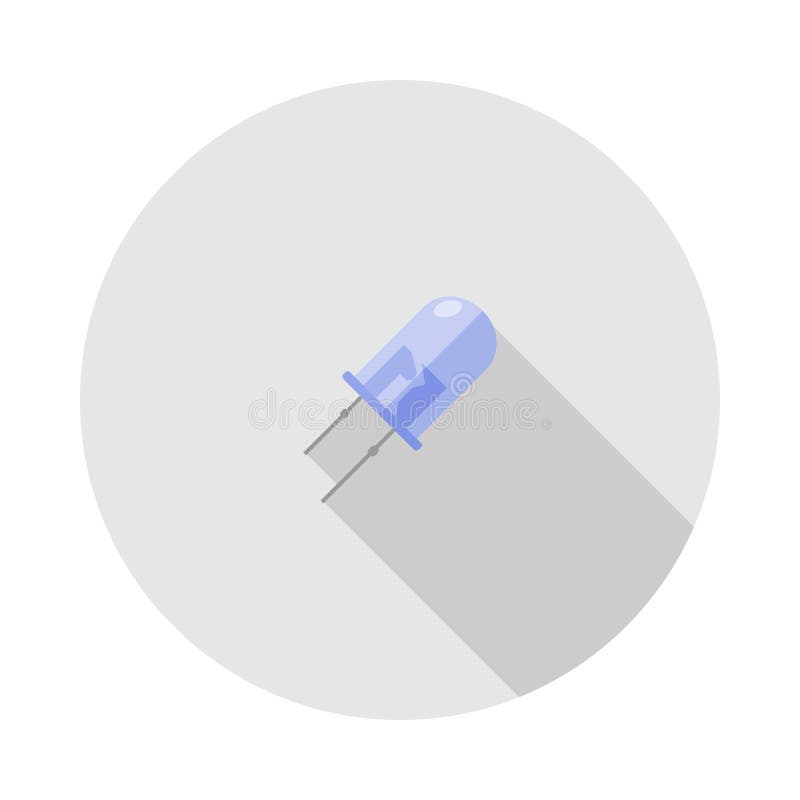 Vector image of LED stock vector. Illustration of icon - 90676635
