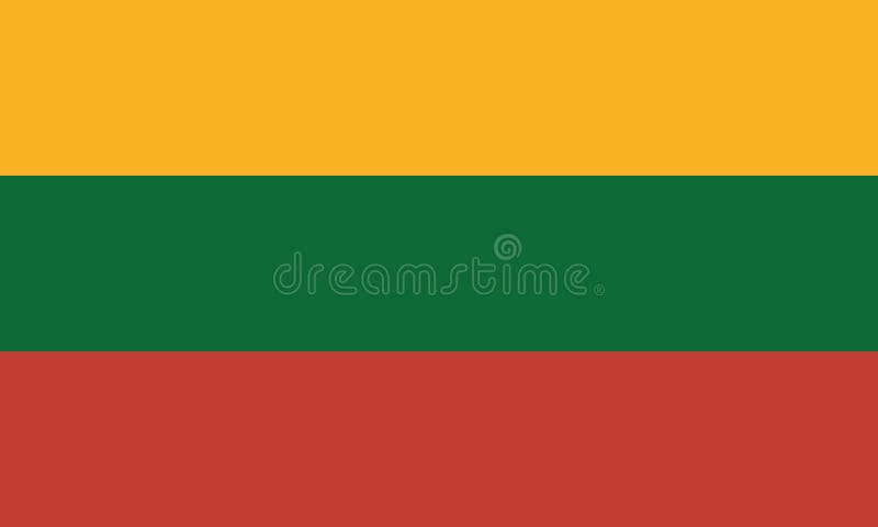Vector Image for Lithuania Flag. Based on the Official and Exact ...