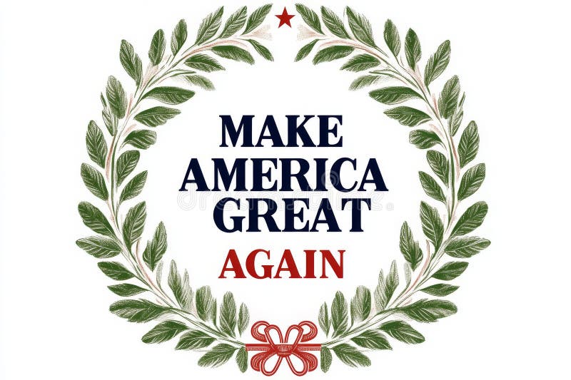 Vector Image of MAGA Theme stock illustration. Illustration of ...