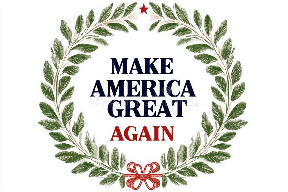 Vector Image of MAGA Theme stock illustration. Illustration of ...