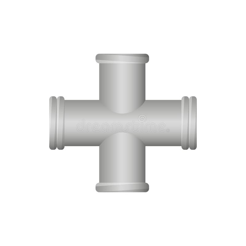 Vector Illustration of an L-Shaped Pipe Stock Illustration ...