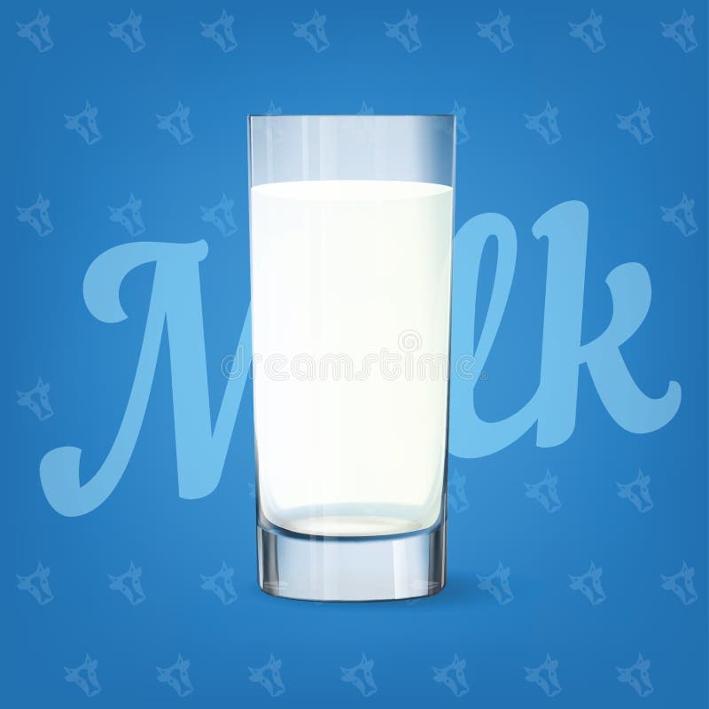 Vector image of milk glass stock illustration. Illustration of nature ...