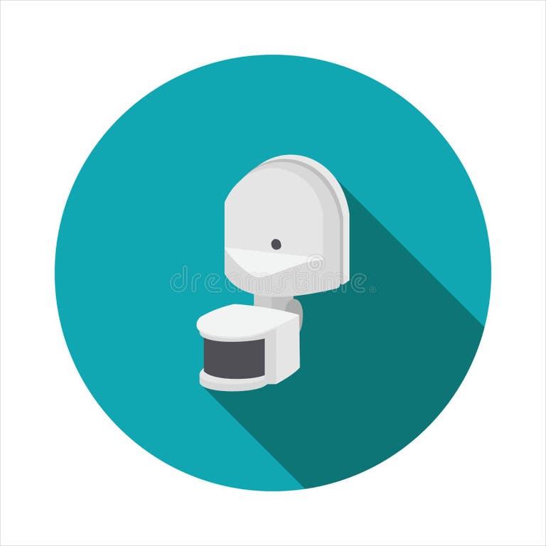 Vector Image of Motion Sensor Stock Vector - Illustration of network ...