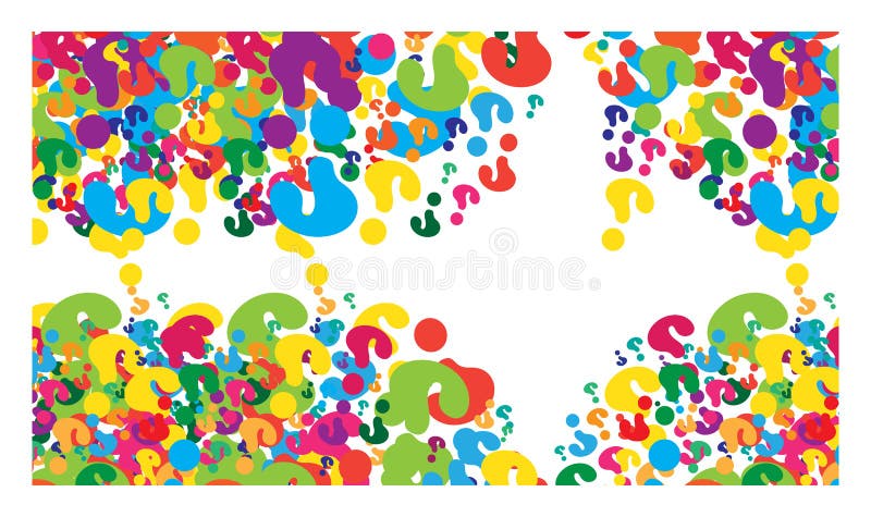 Vector Image of Multicolored Question Marks Stock Vector - Illustration ... Vector Image of Multicolored Question Marks Stock Vector - Illustration ...