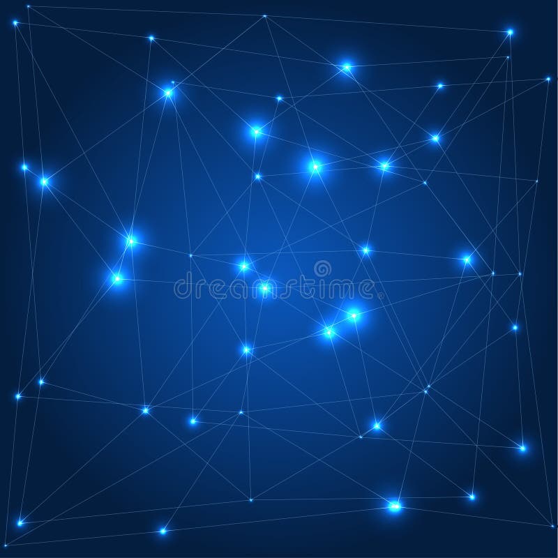 Vector Neural Network Concept Abstract Background Network Or Connection Network Technology