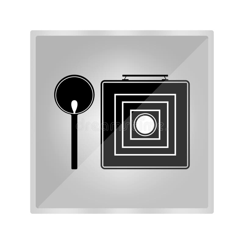 Old camera icon stock vector. Illustration of graphic - 105564726
