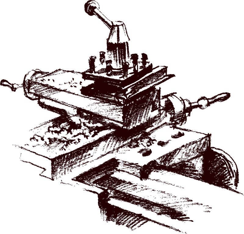 Metalwork Mashine Stock Illustrations – 2 Metalwork Mashine Stock ...