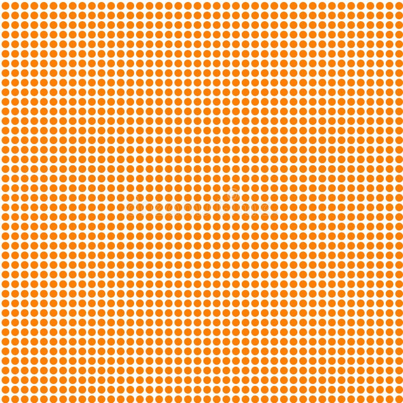 Vector Image of a Orange Dots on a White Background. Stock Vector ...