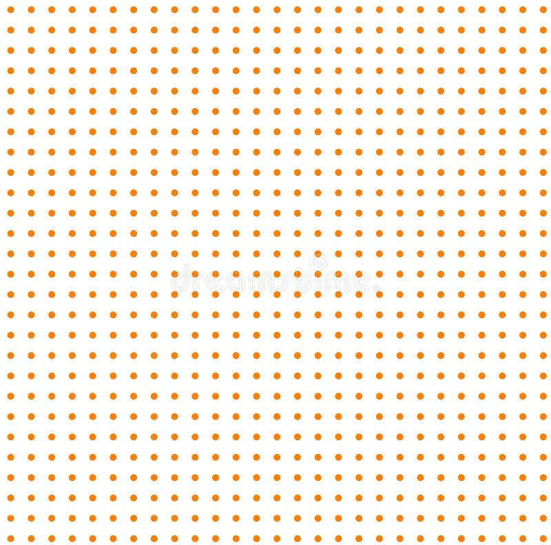Vector Image of a Orange Dots on a White Background. Stock Vector ...