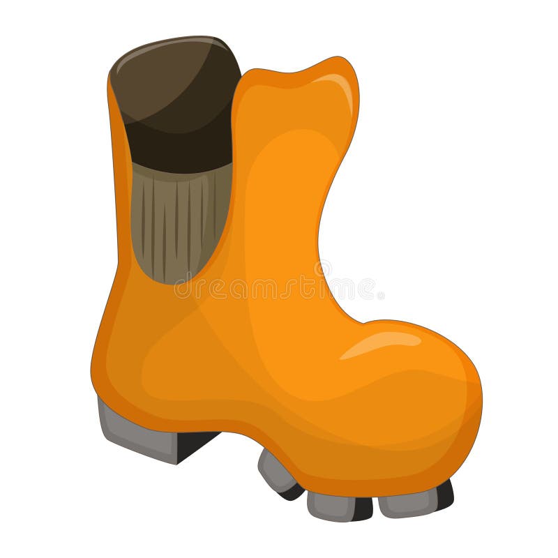 Vector Image of a Pair of Boots in Cartoon Style. EPS 10 Stock Vector ...