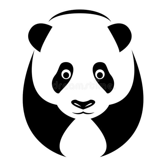 Cute Smiling Panda Head Vector Art Stock Illustrations – 389 Cute ...