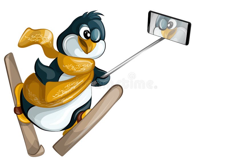 Cartoon Penguin Phone Stock Illustrations – 140 Cartoon Penguin Phone ...