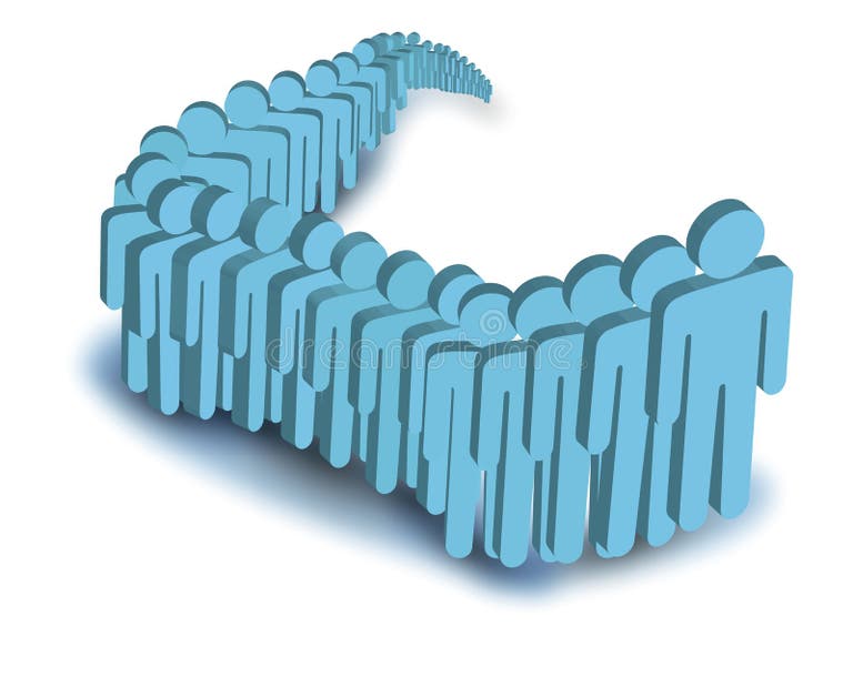 People Standing Que Stock Illustrations – 32 People Standing Que Stock ...
