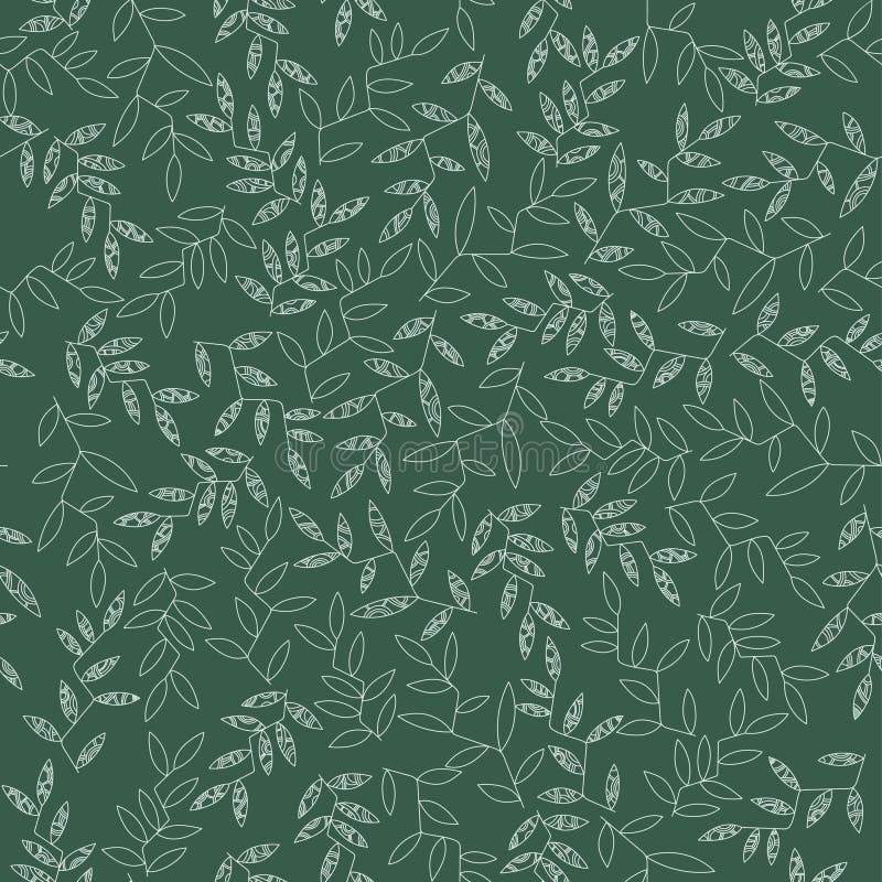 Vector Image of Plants. Seamless Pattern. Stock Vector - Illustration ...