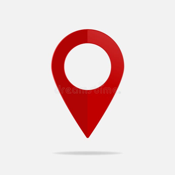 Vector Image Positioning on the Map. Mark Icon Stock Vector ...