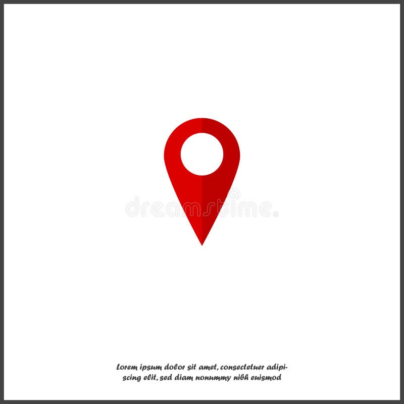Vector Image Positioning on the Map. Mark Icon Stock Vector ...
