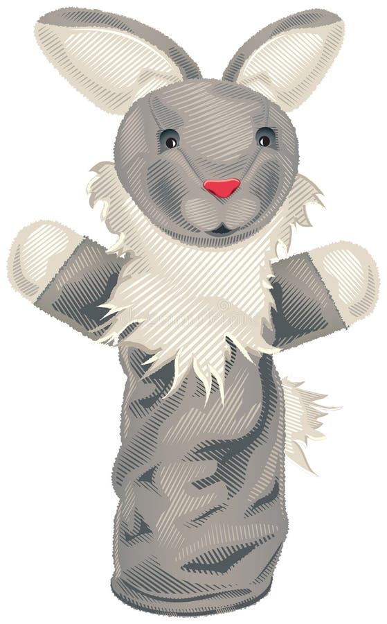 Image Puppet Rabbit Isolated Stock Vector - Illustration of design ...