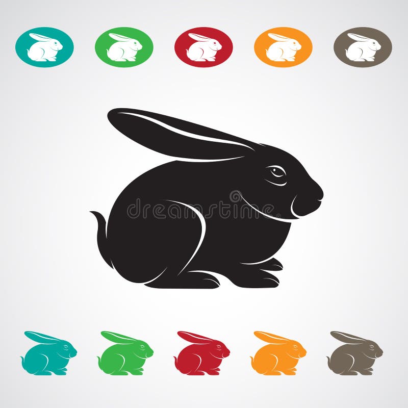Vector image of an rabbit stock vector. Illustration of arctic - 56795115