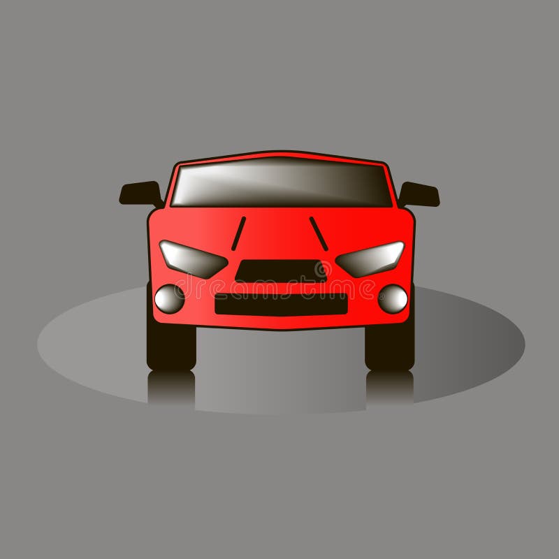Vector Image of Roads Auto on Grey Background Stock Vector ...