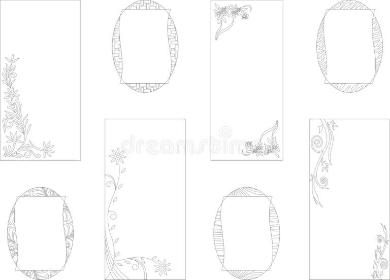 Vector Image.sandblast.abstraction Border Design Pattern Stock Vector ...