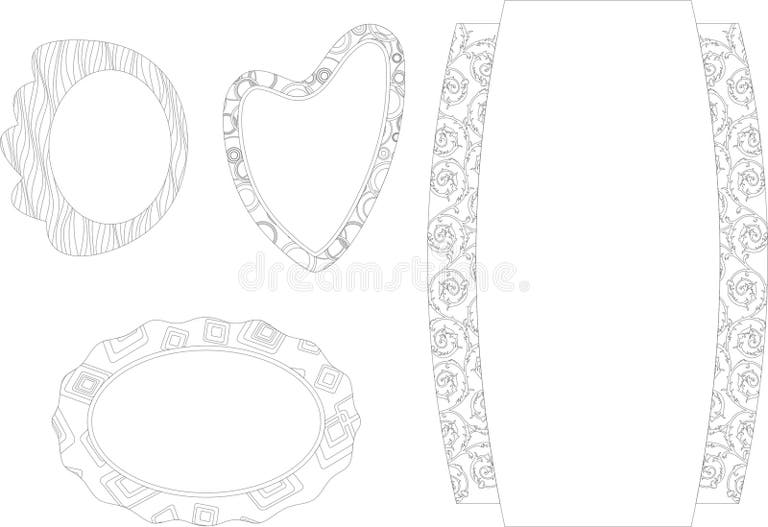 Vector Image.sandblast.abstraction Border Design Pattern Stock Vector ...