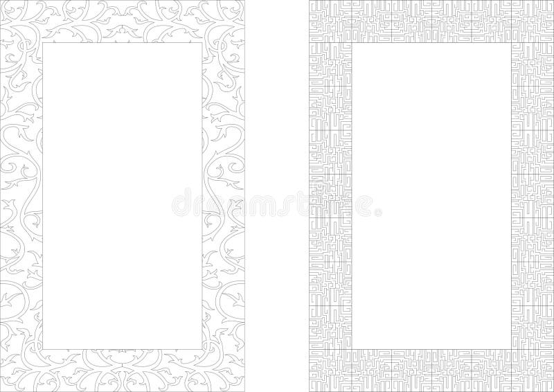 Vector Image.sandblast.abstraction Border Design Pattern Stock Vector ...