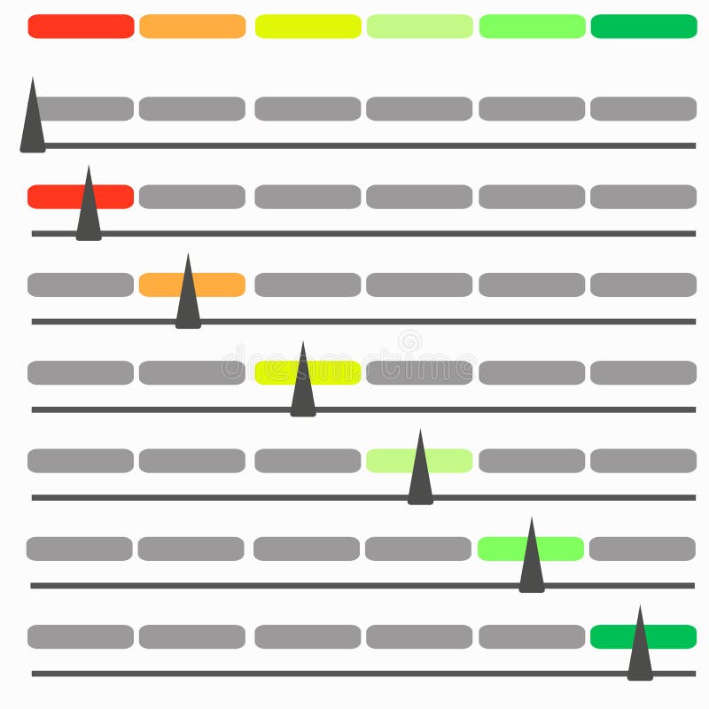A Linear Indicator of Changes in Performance Stock Vector ...
