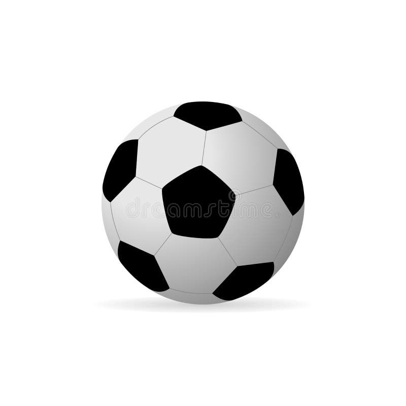 Vector image soccer ball. stock illustration. Illustration of play ...