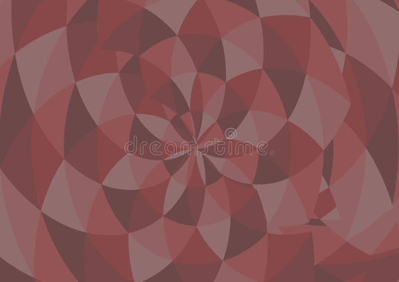 Vector Image. the Soft Red Color of the Diamond is in a Circle Pattern ...