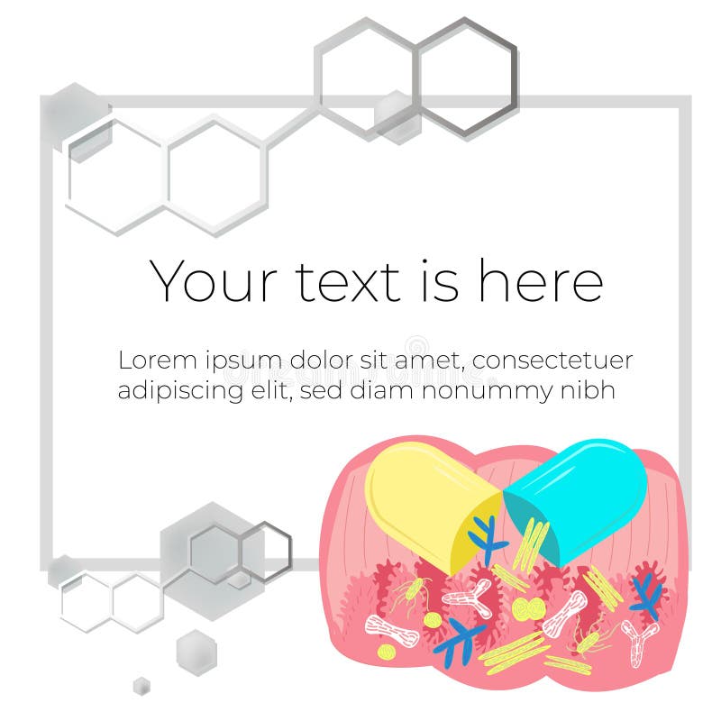 Vector Image Template, Frame for Slide Design Stock Vector ...