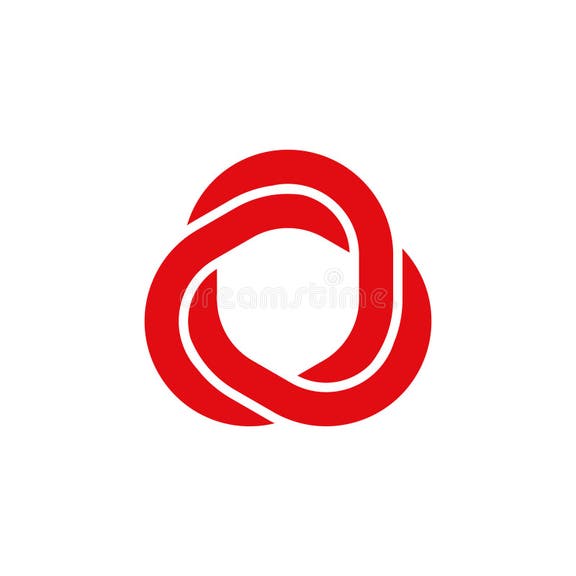 Three circle infinity stock vector. Illustration of loop - 358063631